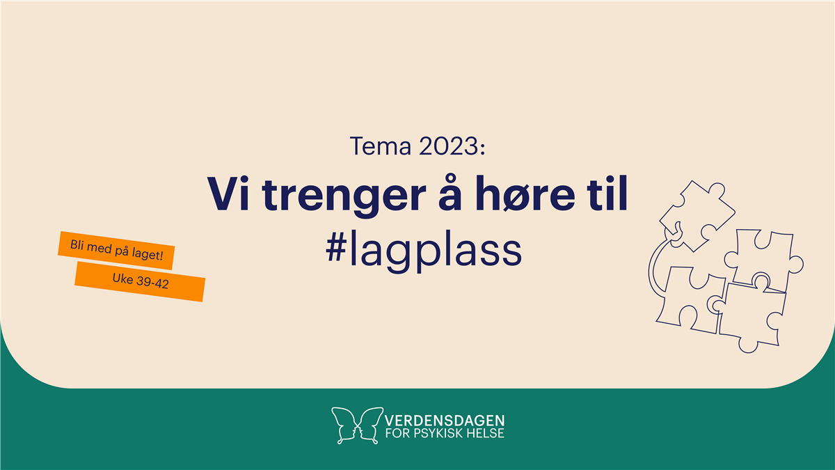 Markering av verdensdagen for psykisk helse 2023 - Tysvær kommune